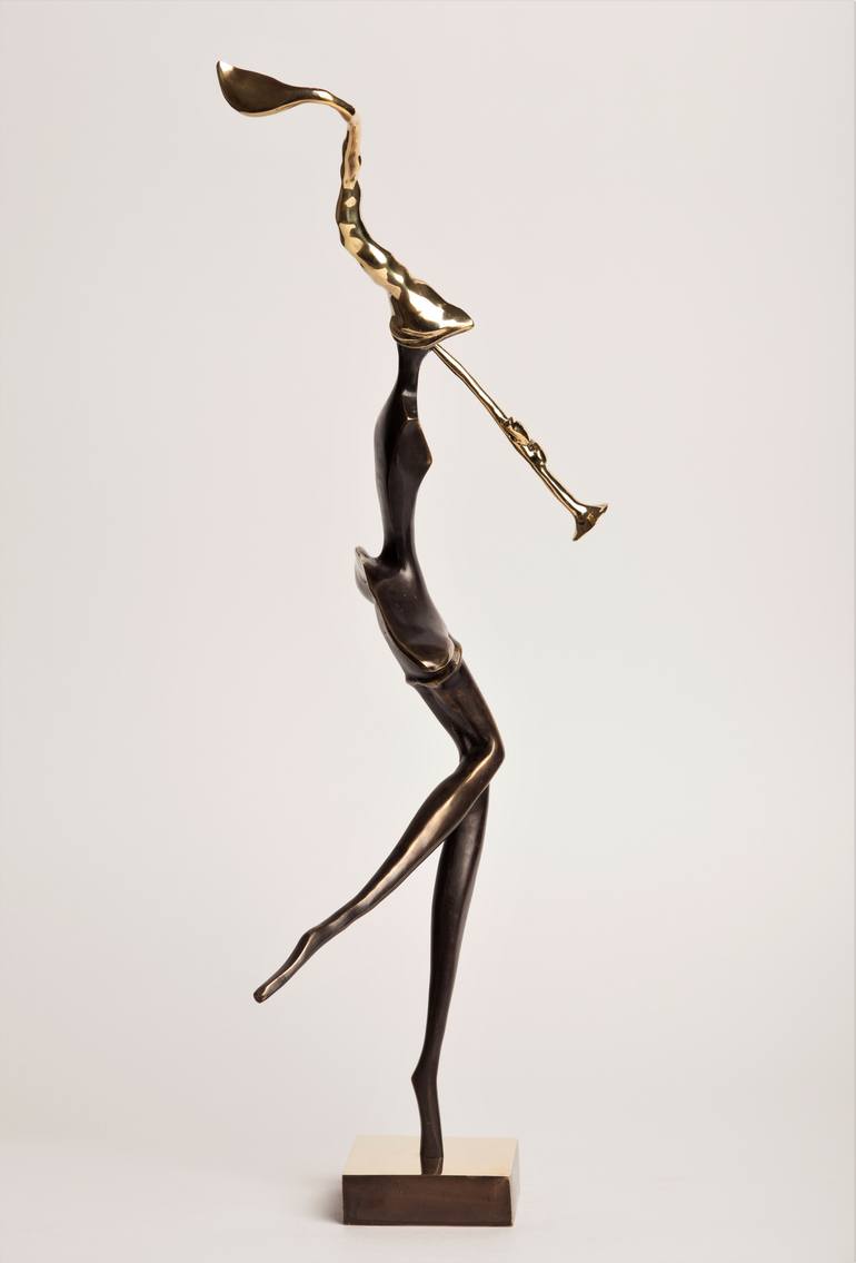 The Muse Bronze Sculpture Sculpture by Veaceslav Jiglitski | Saatchi Art