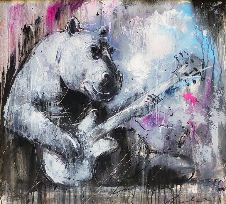 Hard Rock Painting by Andrejs BovtovičS | Saatchi Art