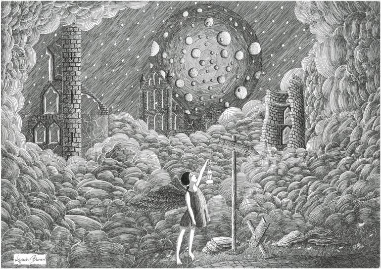 For Bianka Drawing by Wojciech Baran | Saatchi Art