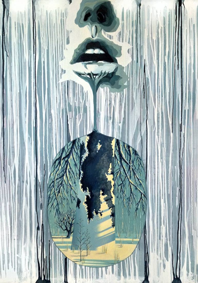 Lungs Painting by Sarah Jilani | Saatchi Art