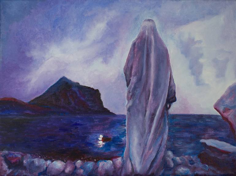 Magdala before the morning Painting by Rileigh Ellison | Saatchi Art