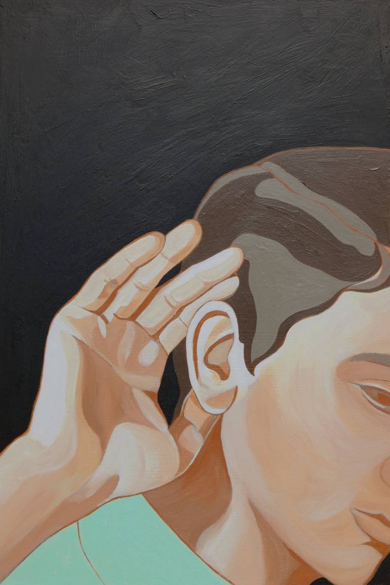 Listener Painting by Young Park | Saatchi Art