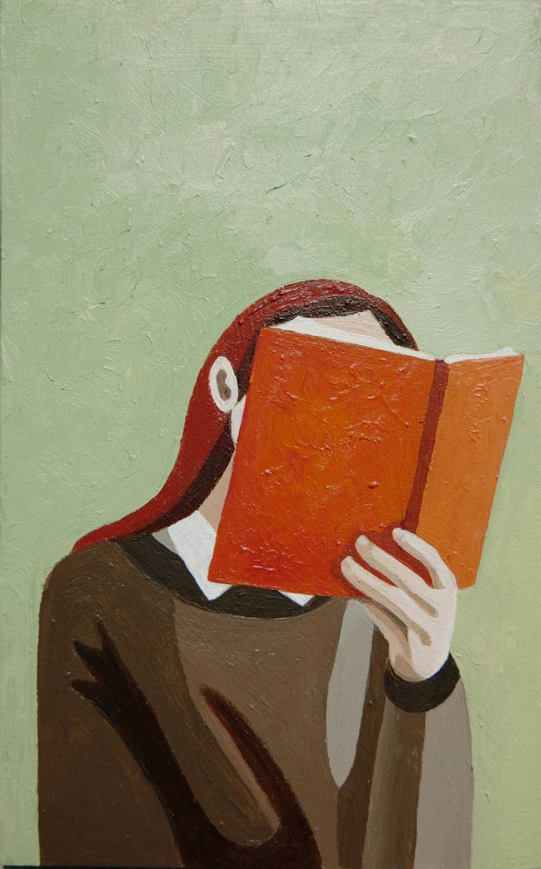 Reader Painting by Young Park | Saatchi Art