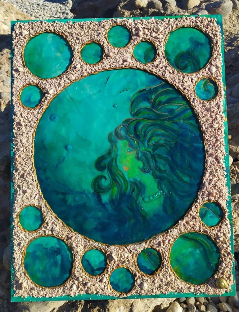 NYAI RORO KIDUL Blessings of the Seagoddess Painting by Nydia Stone ...