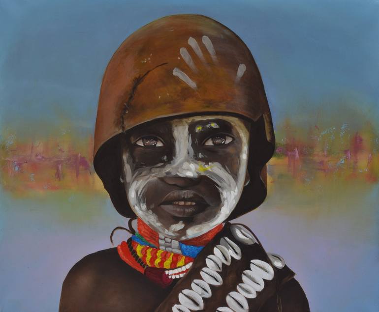 The playful soul Painting by Thabiso Kokwana | Saatchi Art