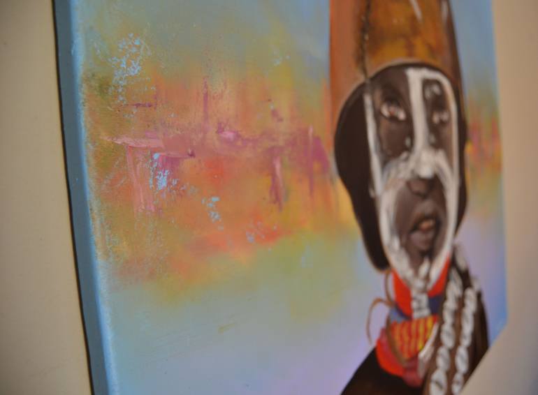 The playful soul Painting by Thabiso Kokwana | Saatchi Art