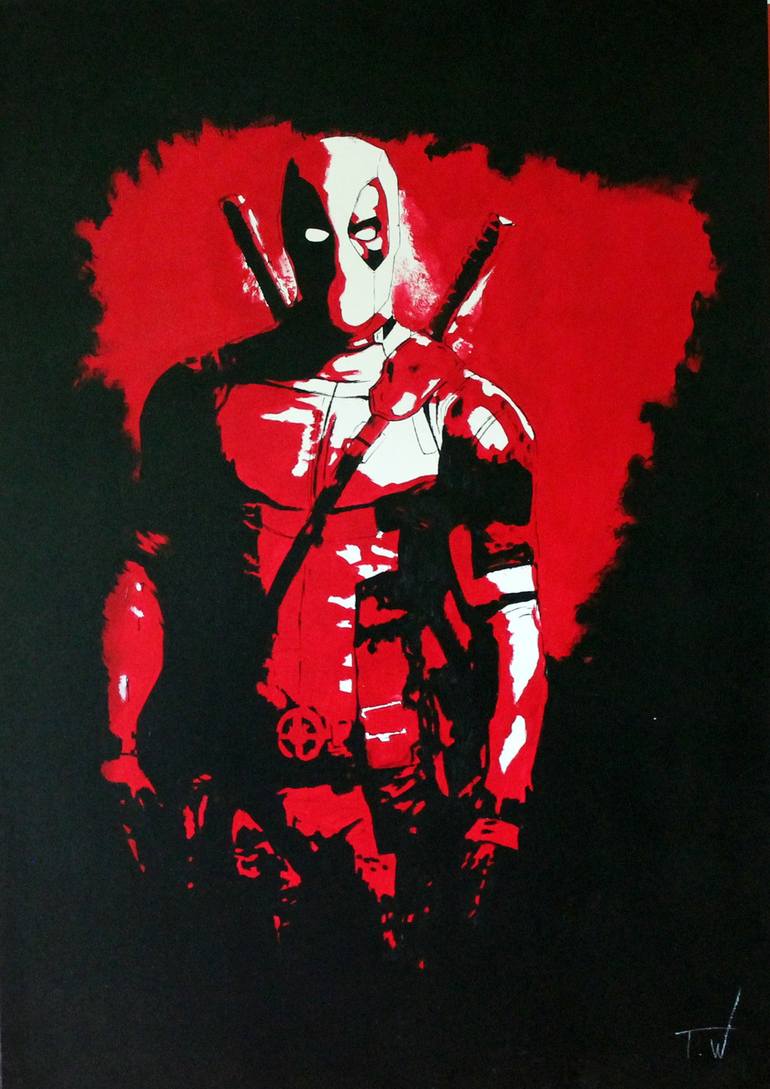 Dead Pool Painting by Tristan Wendlinger | Saatchi Art