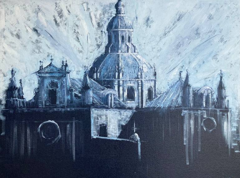 Iglesia del Divino Salvador (study) Painting by Richard Grenville ...