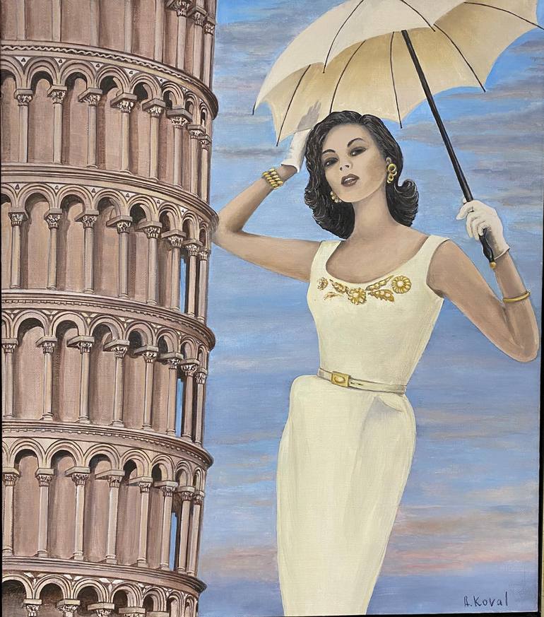 Pisa Painting by Anna Koval | Saatchi Art