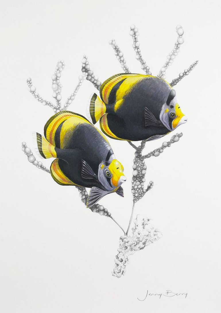 Sea Jewels Painting by Jenny Berry | Saatchi Art