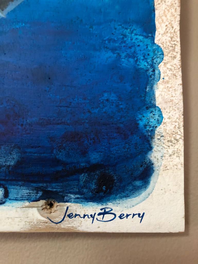 Ocean Between Our Love Painting by Jenny Berry | Saatchi Art