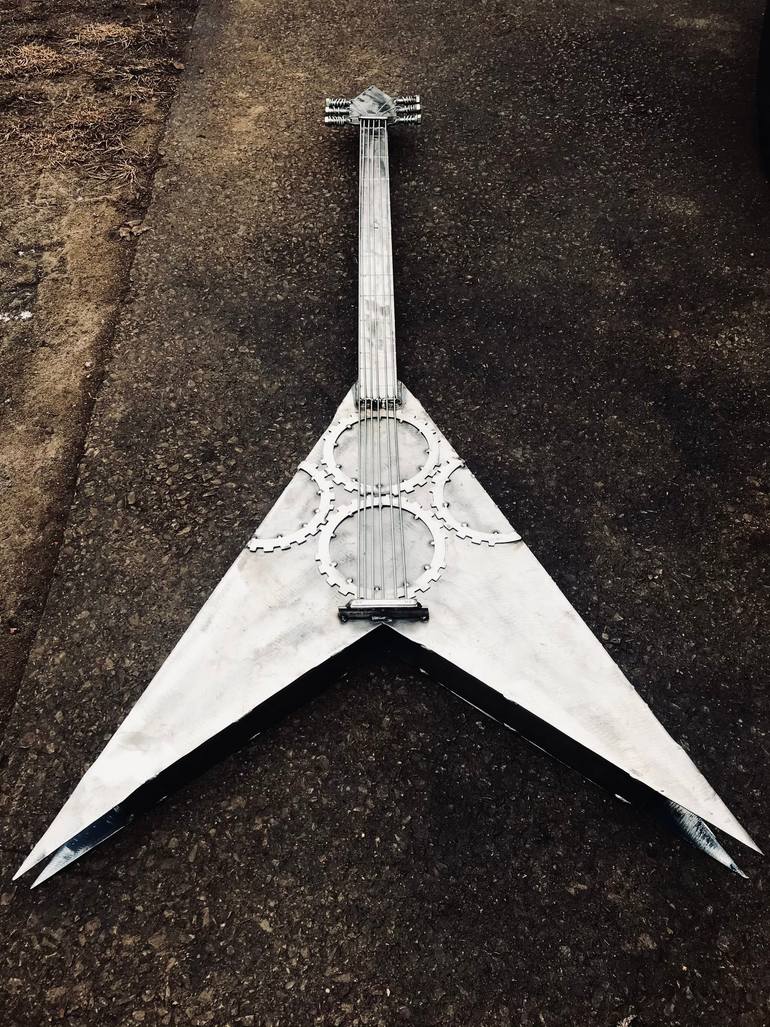 ~Flying V~ Sculpture by Mike Vargas | Saatchi Art