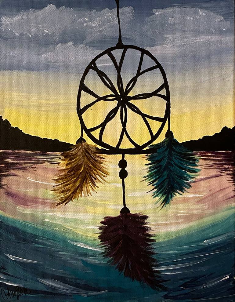 Dreaming and Donating for Native American Rights Painting by Christie ...