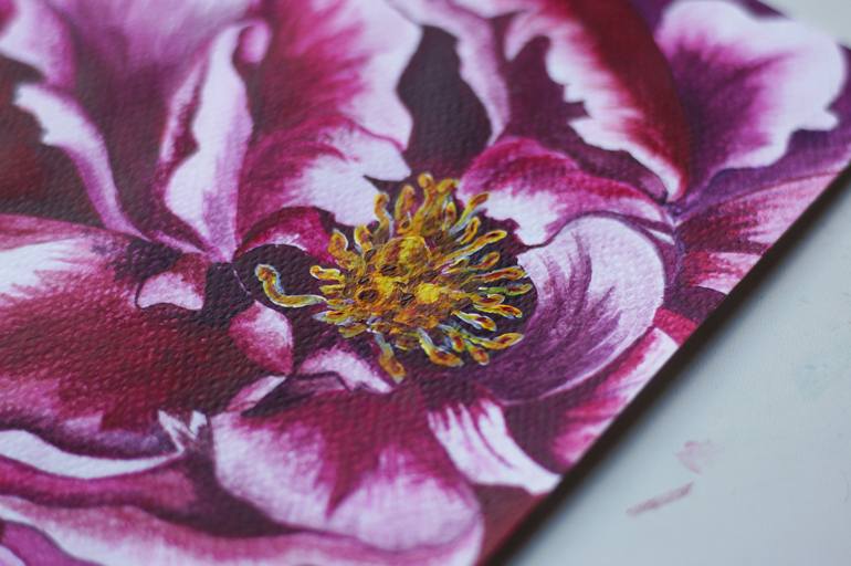 PEONIES Drawing by Olena Horbatenko | Saatchi Art