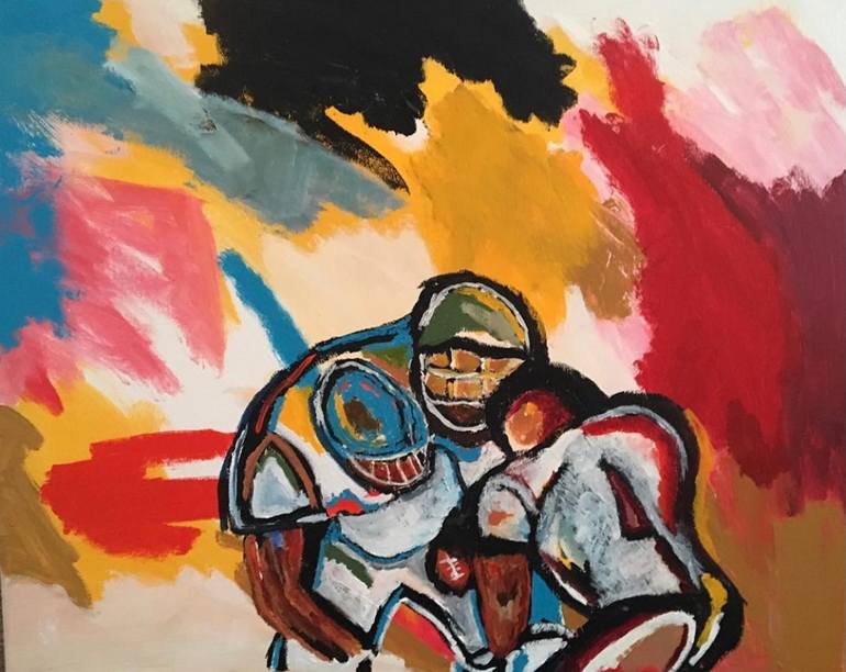 Controlled Chaos Painting by Aris Henderson | Saatchi Art