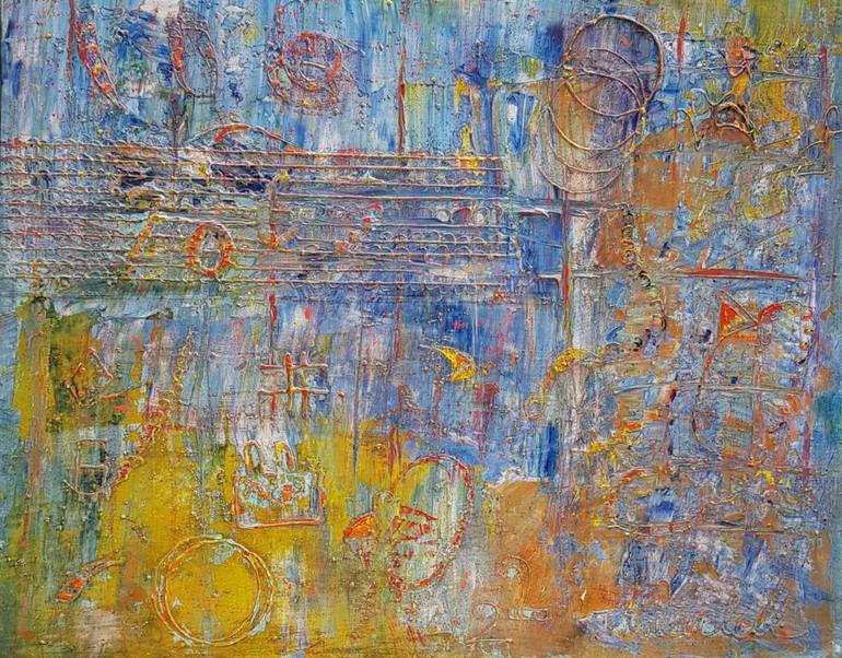 Above The Entrance Painting by Laszlo Reichel | Saatchi Art