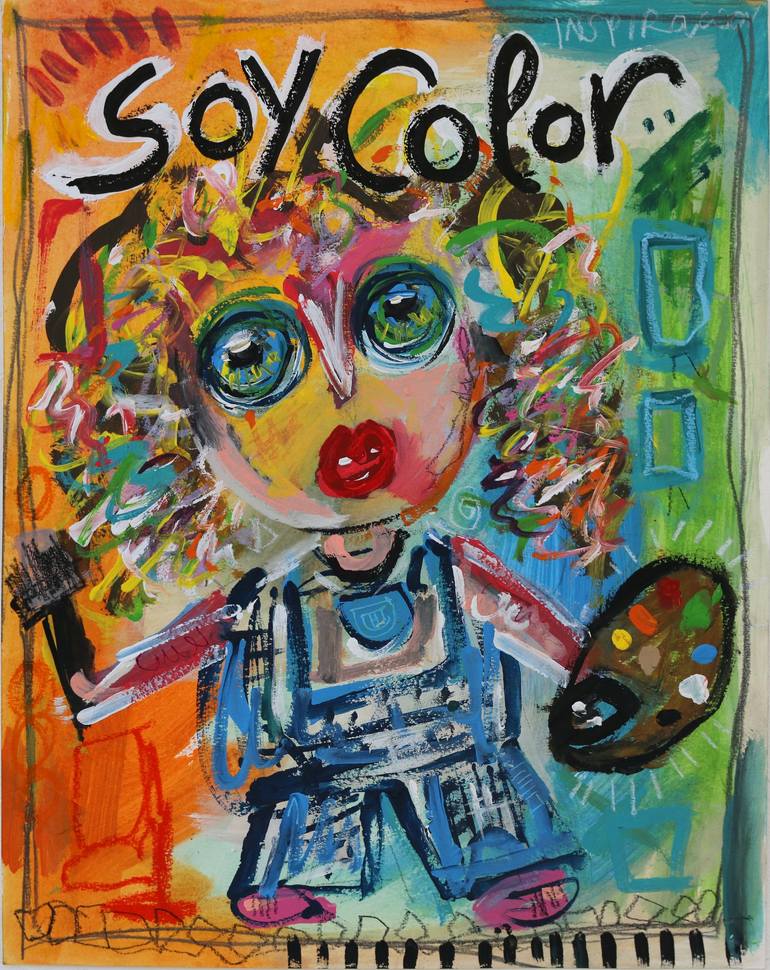 Soy color Painting by KARINE GIFFONI | Saatchi Art