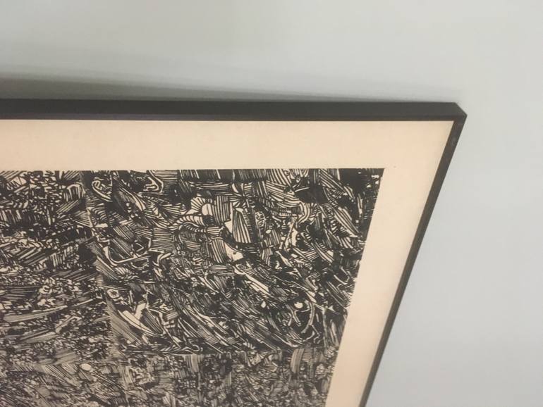 The Flood I Drawing by Tom Zuk | Saatchi Art