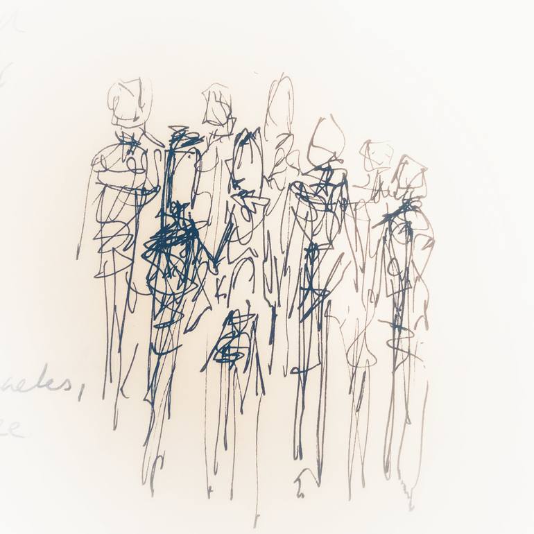 People Drawing by Boyd Butler | Saatchi Art