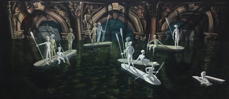 1573 (2) Painting by rafael landea | Saatchi Art