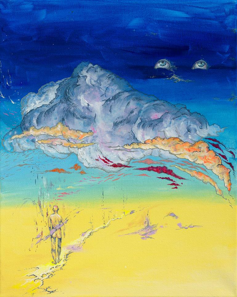 Traveler. Painting by Elena Valieva | Saatchi Art
