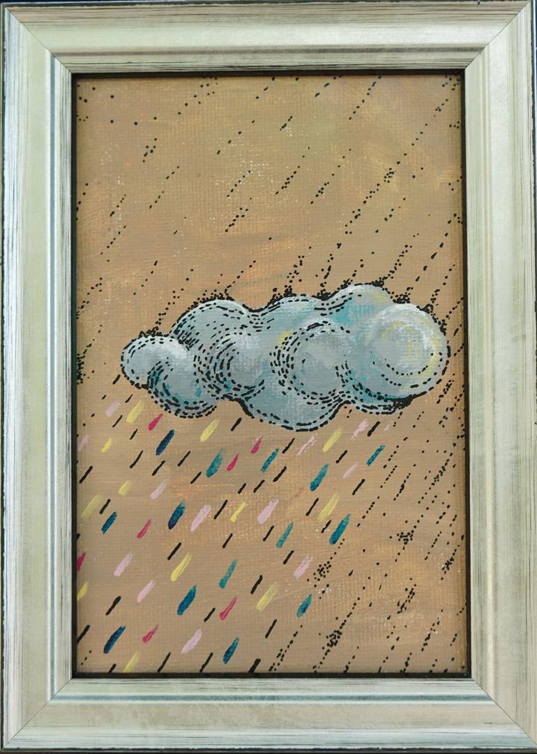 A little sad. Painting by Elena Valieva | Saatchi Art