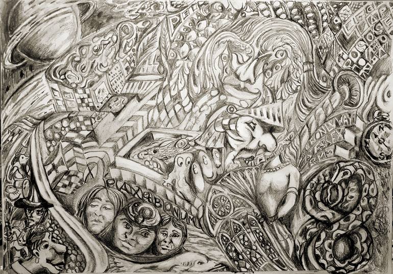 Fantasia Drawing by Peter Gregg | Saatchi Art