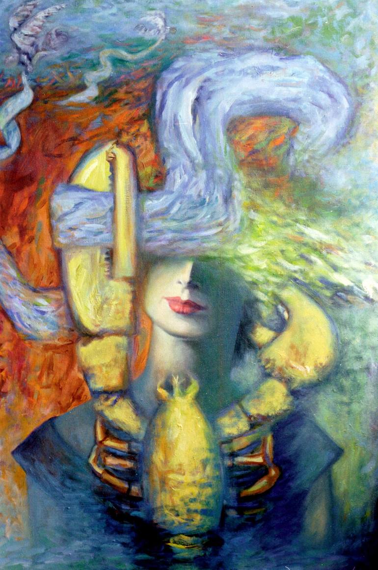 The Lady2 Painting by Alexander ZAKHARCHENKO | Saatchi Art