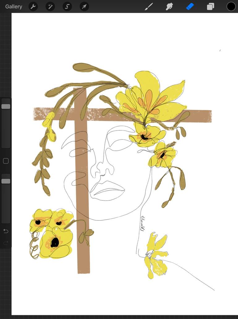 my woman Drawing by clara barbosa | Saatchi Art