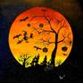 Halloween Painting by Papiya Dey | Saatchi Art