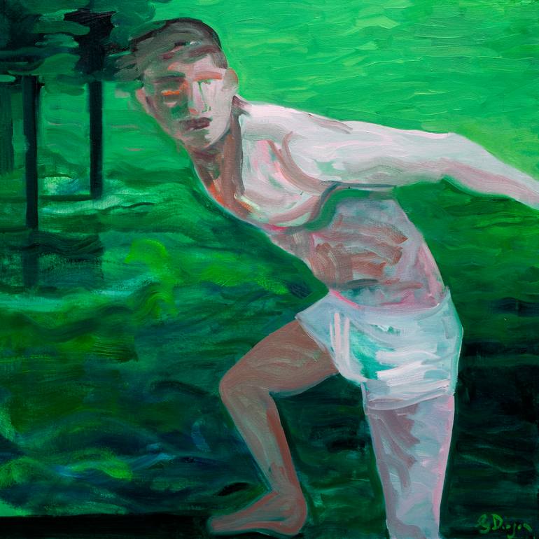 Irish boy Painting by Gavin Dobson | Saatchi Art