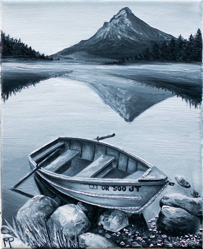 Afloat Painting by Maria Pesotskaya | Saatchi Art