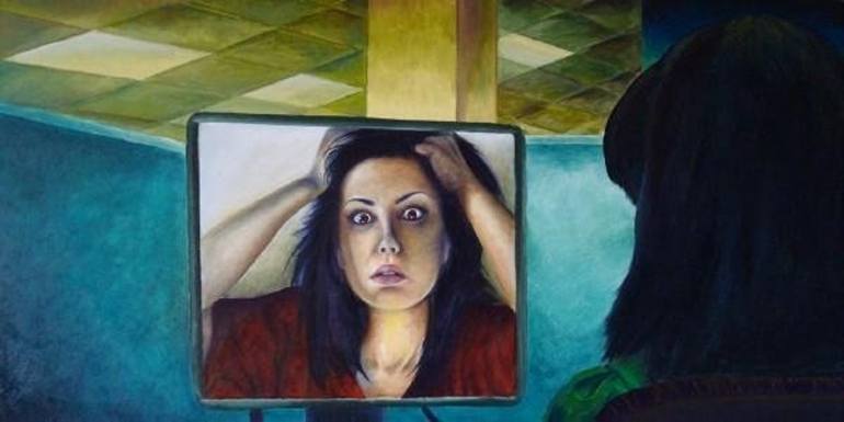 A Desperate Artist Painting by Jamie Sandoval | Saatchi Art