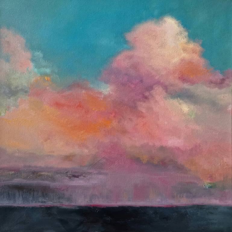 Summer Rain Painting by Dara Volvich | Saatchi Art