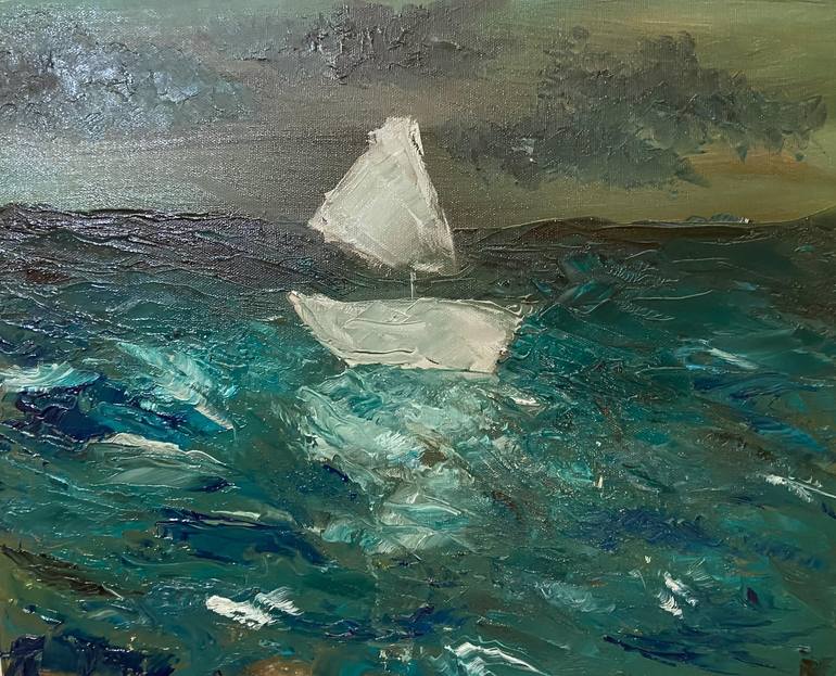 Sospeso Painting by Federico Rinaudo | Saatchi Art