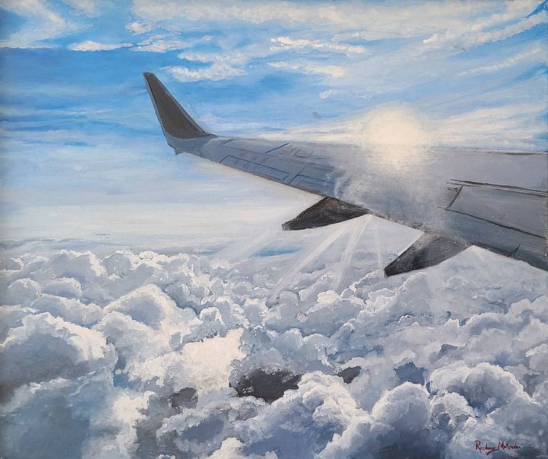 Fly high! Painting by Rachana Mathradan | Saatchi Art