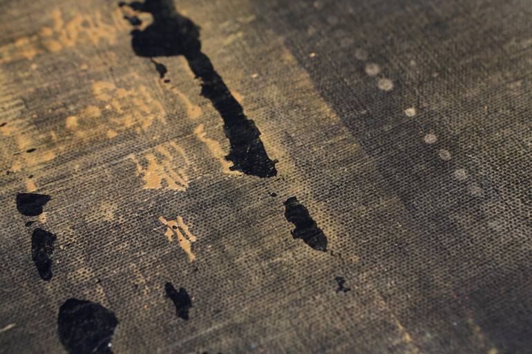 Scorched Gold Painting by Matt Anker | Saatchi Art