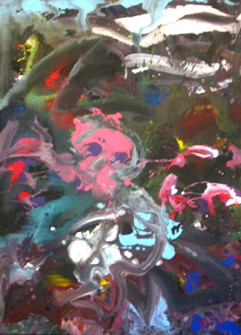 Seascape with skulls Painting by Rex Dixon | Saatchi Art