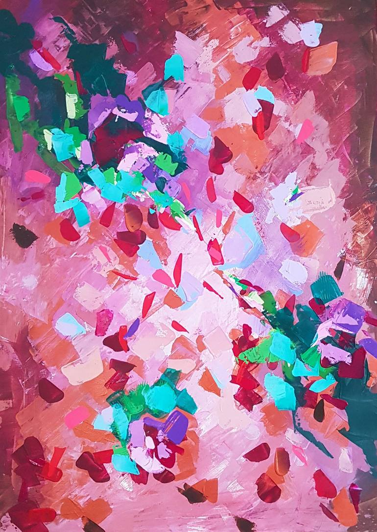 Rose petals Painting by TANYA EFE | Saatchi Art