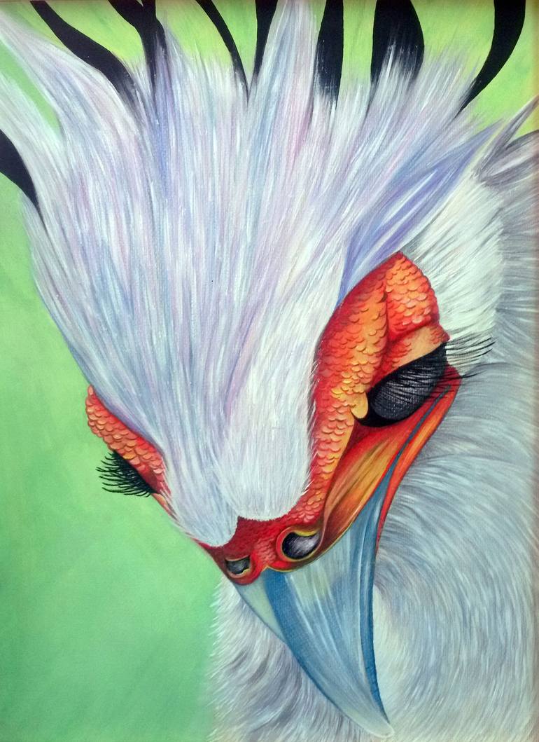 Colorful Brooding Drawing by Bianca Otto | Saatchi Art