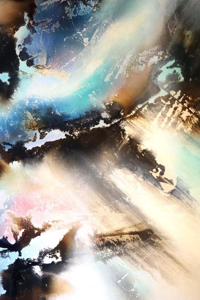 Dimethyltriptamine landslide Painting by Nathan Goldsmith | Saatchi Art
