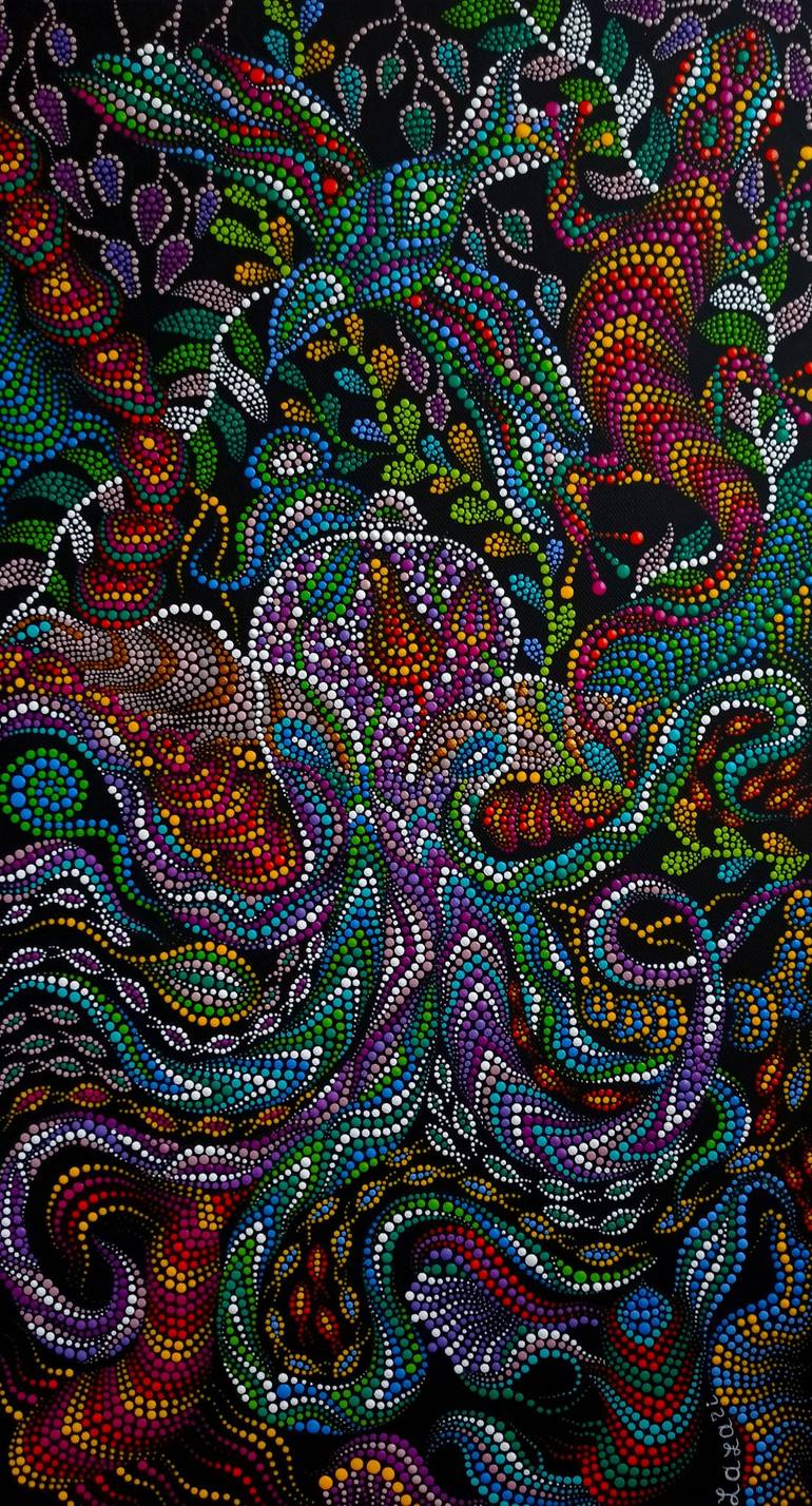 Octopus Painting by Oxana Lazari | Saatchi Art