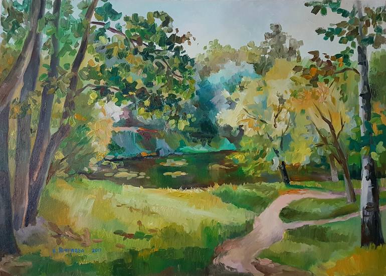 Izmailovsky Island Painting by Irina Kruglova | Saatchi Art