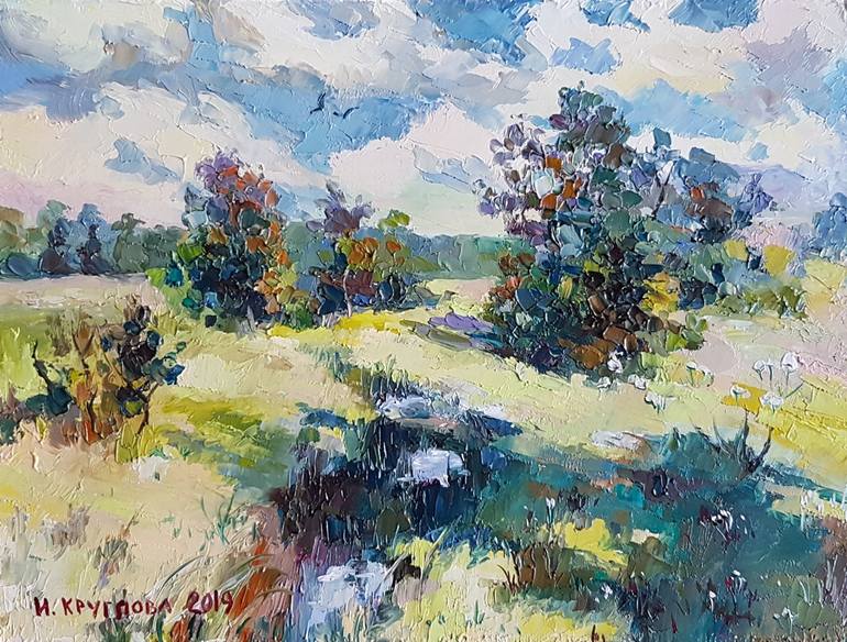 Summer day Painting by Irina Kruglova | Saatchi Art