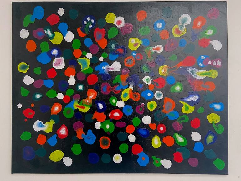 A Million souls Painting by V Krowl | Saatchi Art