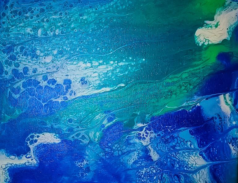 Riptide Painting by Linda Tourino | Saatchi Art