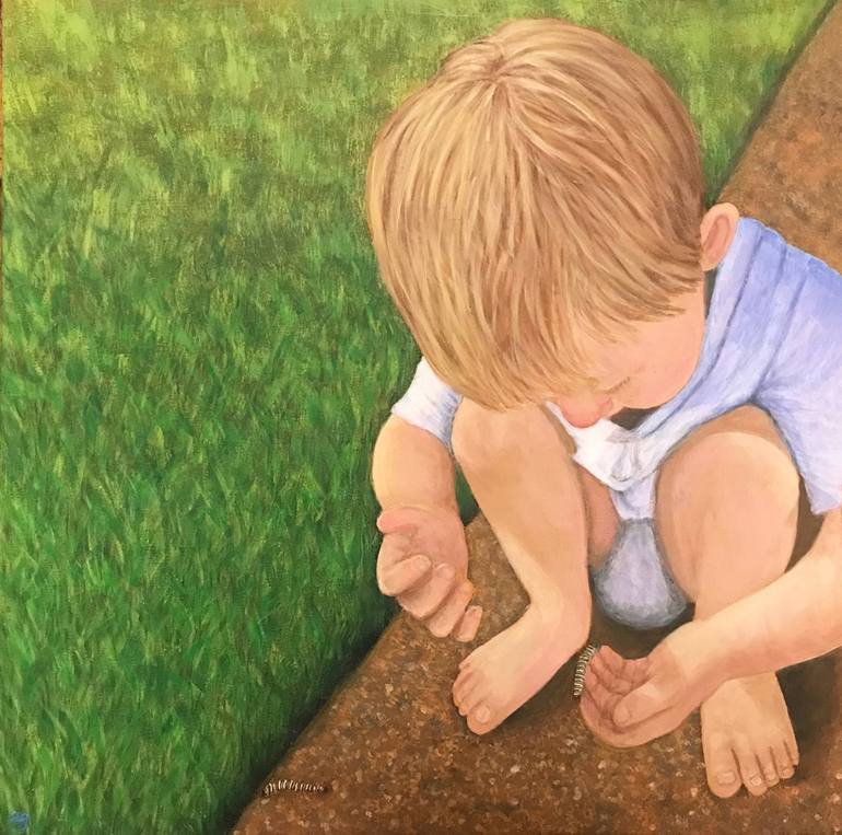 Wonder Years Painting by Ellen Graham | Saatchi Art