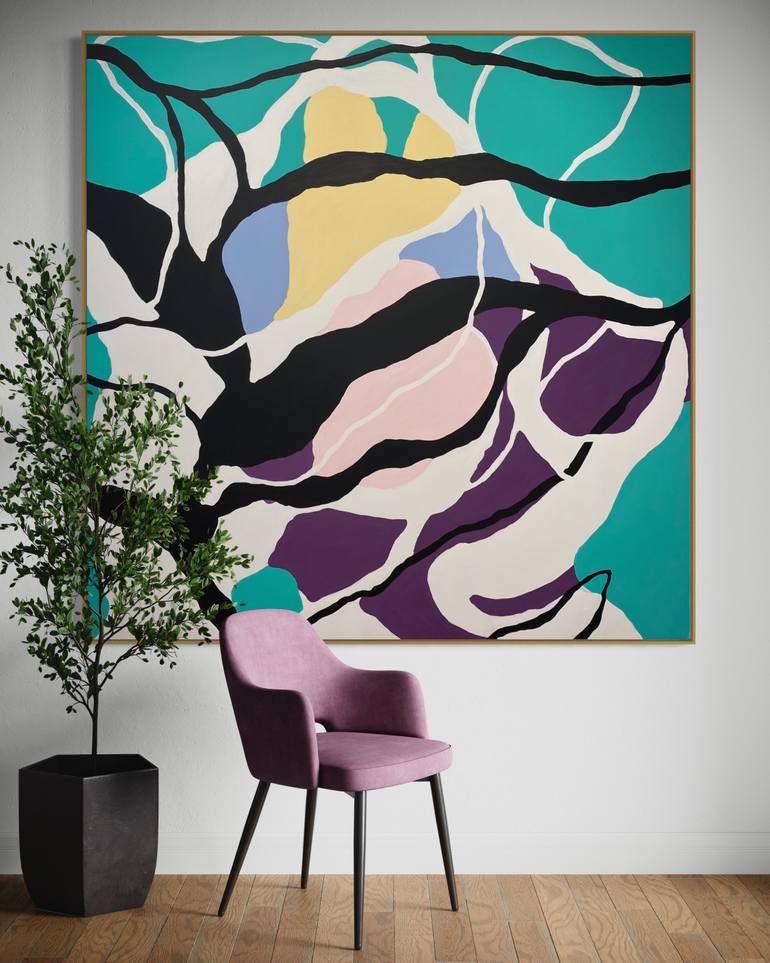 Desde mi naturaleza Painting by Mercedes Elizalde Solis | Saatchi Art