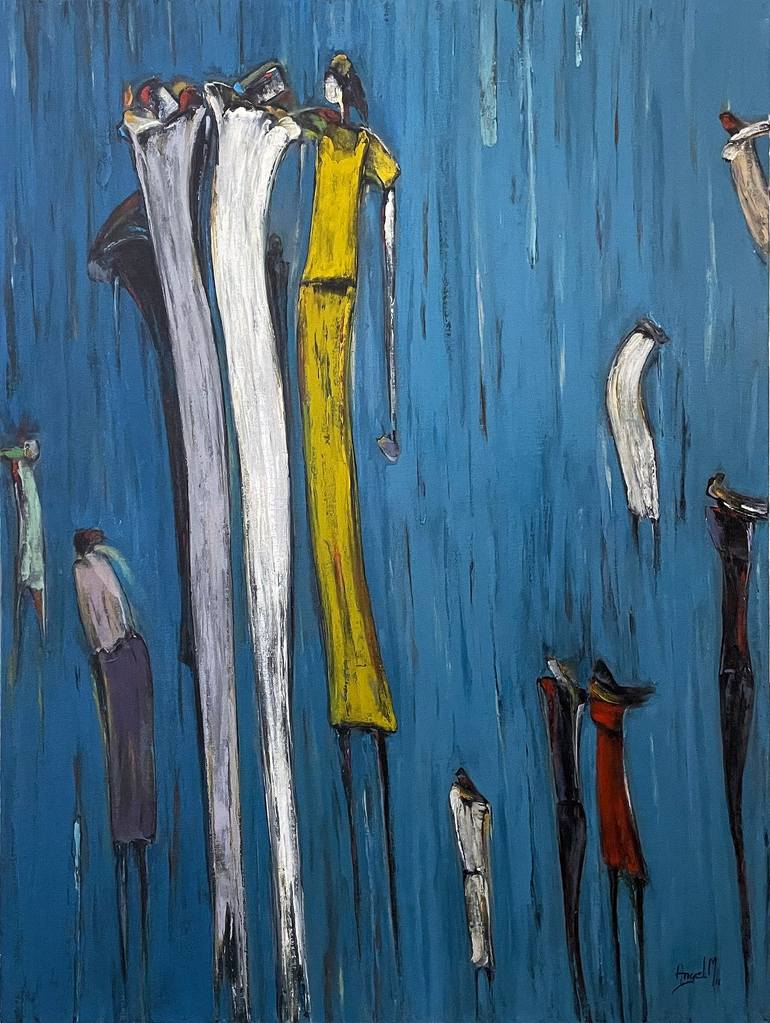 Loving Hearts Painting by Mario Angel | Saatchi Art