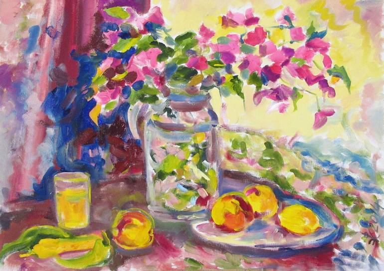 Turkish still life Painting by Elvira Kantimerova | Saatchi Art